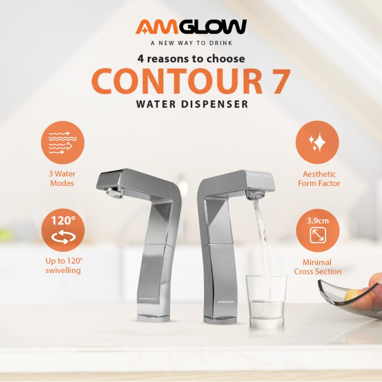 Contour 7 Hot & Cold & Ambient Water Dispenser | Amglow